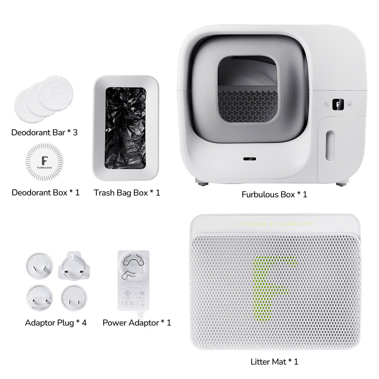 Furbulous Box Self-cleaning and Packing Cat Litter Box